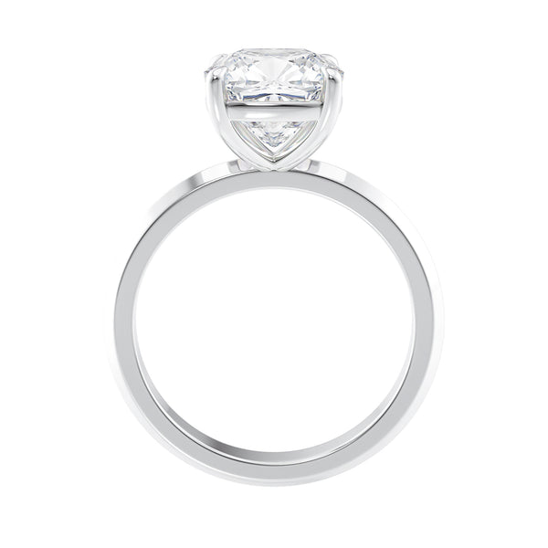 Cushion Cut Solitaire Diamond Engagement Ring | LAB GROWN - McGuire ...