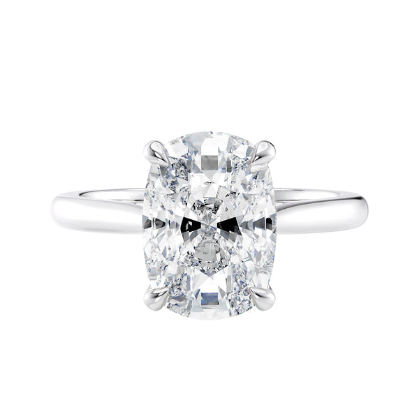 Elongated Cushion Cut Lab Grown Diamond Engagement Ring For Sale ...