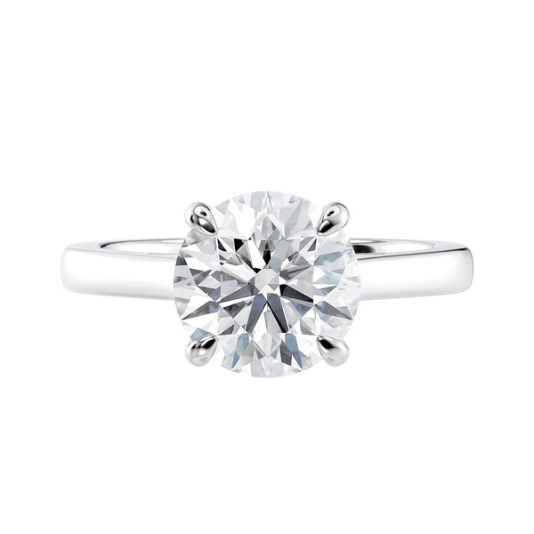 Round Solitaire | Traditional Diamond Engagement Ring - McGuire Diamonds