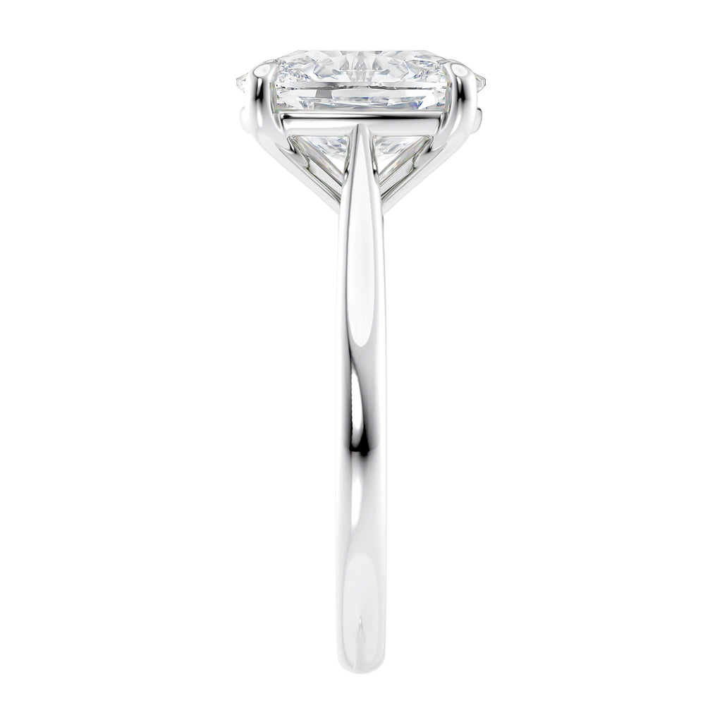 Elongated Cushion Cut Diamond Engagement Ring | Natural Diamond ...